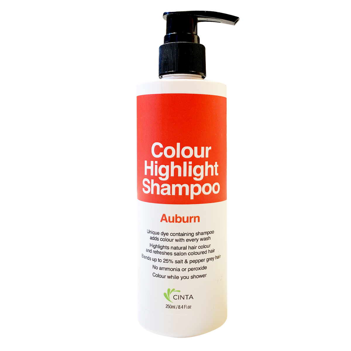 CINTA Colour Highlight Shampoo (250ml) - Auburn – Cinta Brands